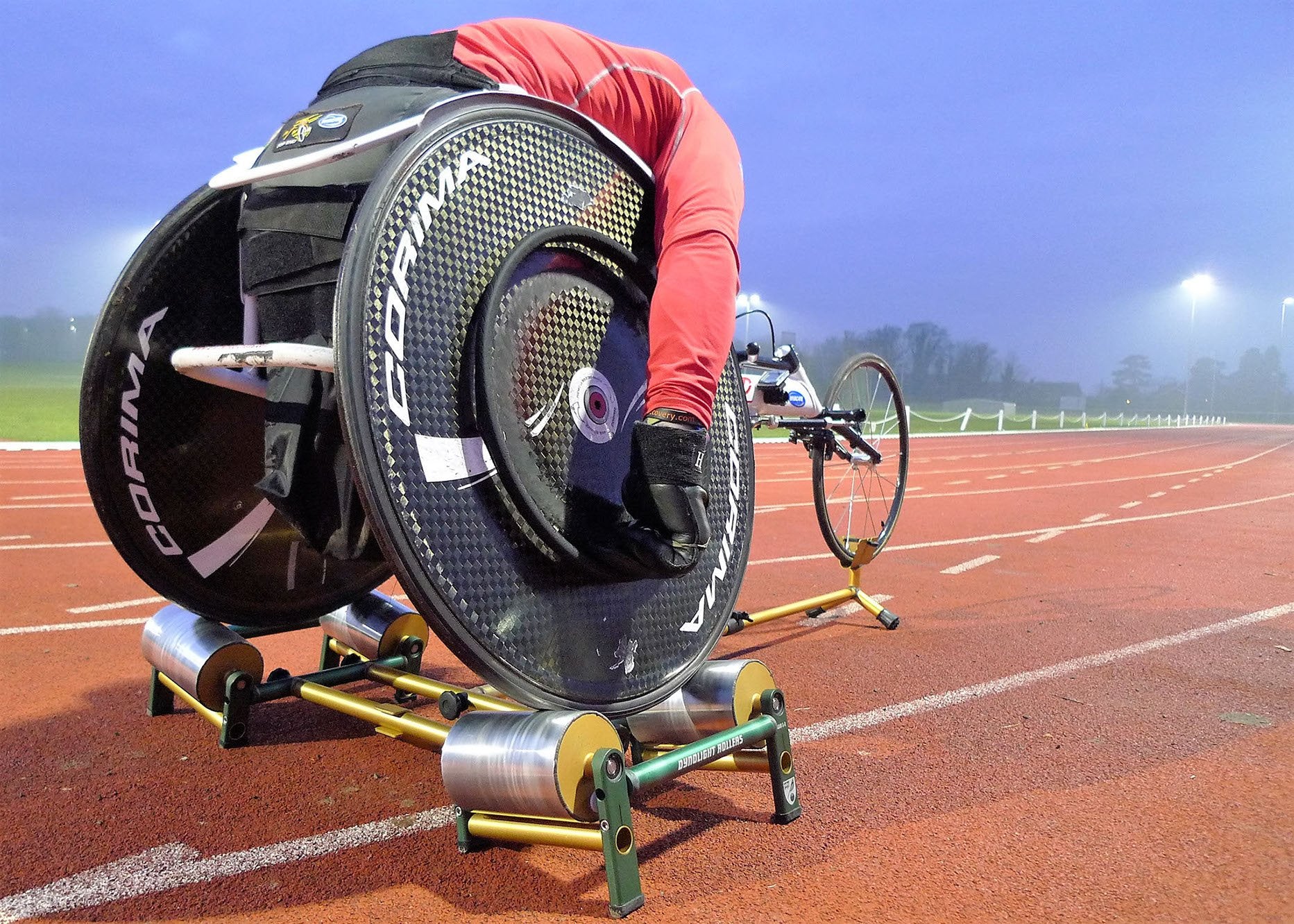 Dynolight Indoor Racing Wheelchair Roller – How iRoll Sports